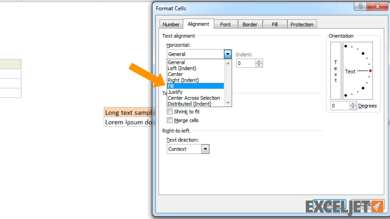 Excel Tutorial How To Use Fill Justify And Distributed In Excel